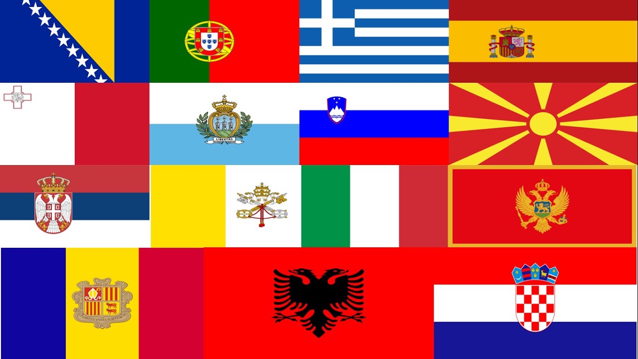 Compilation History Flag of Southern Europe Animation with kindoms and ...