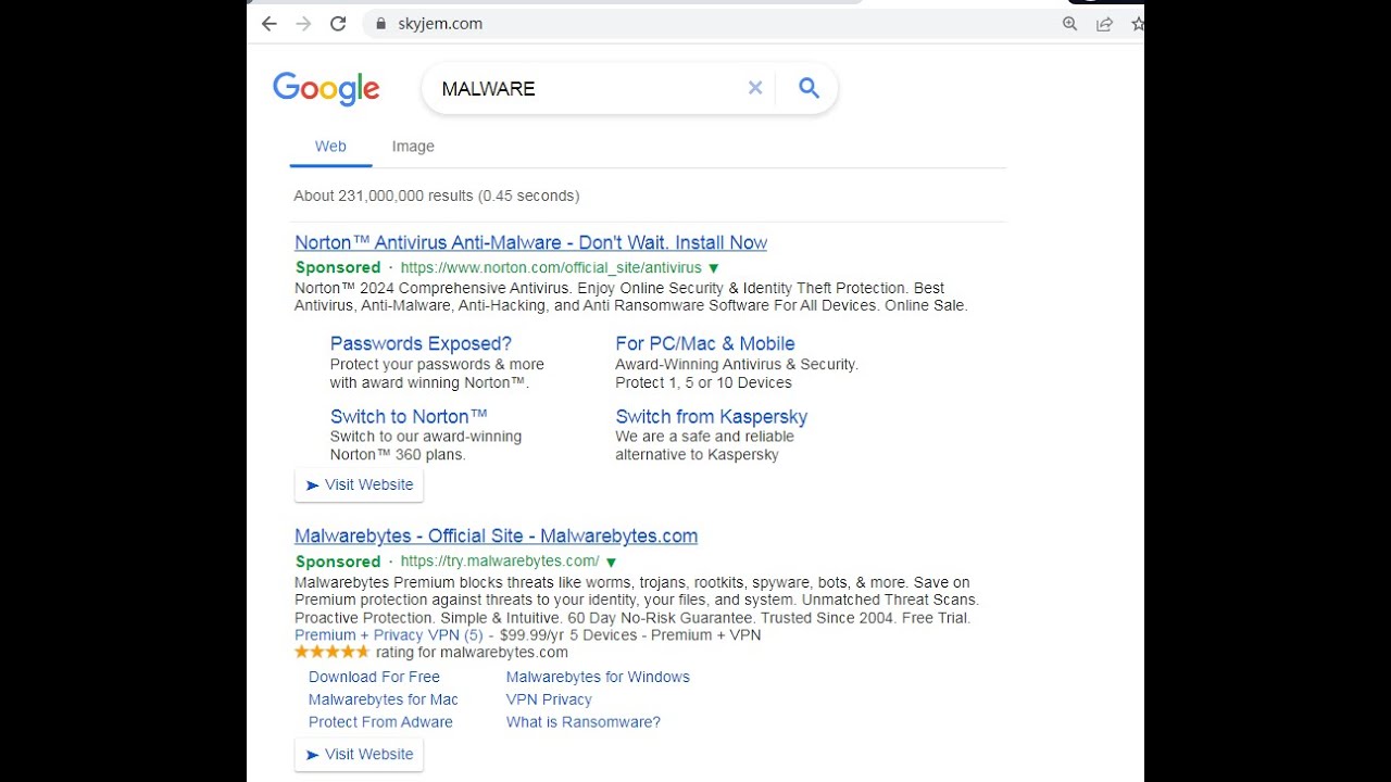How to Remove Skyjem.com Web Browser Hijacker? - YouTube