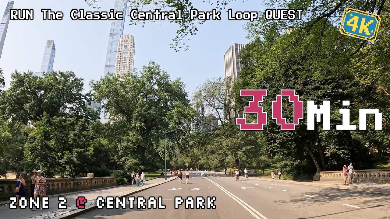 30 Min Classic Central Park Run | NYC’s Famous Loop | ASMR Running in ...