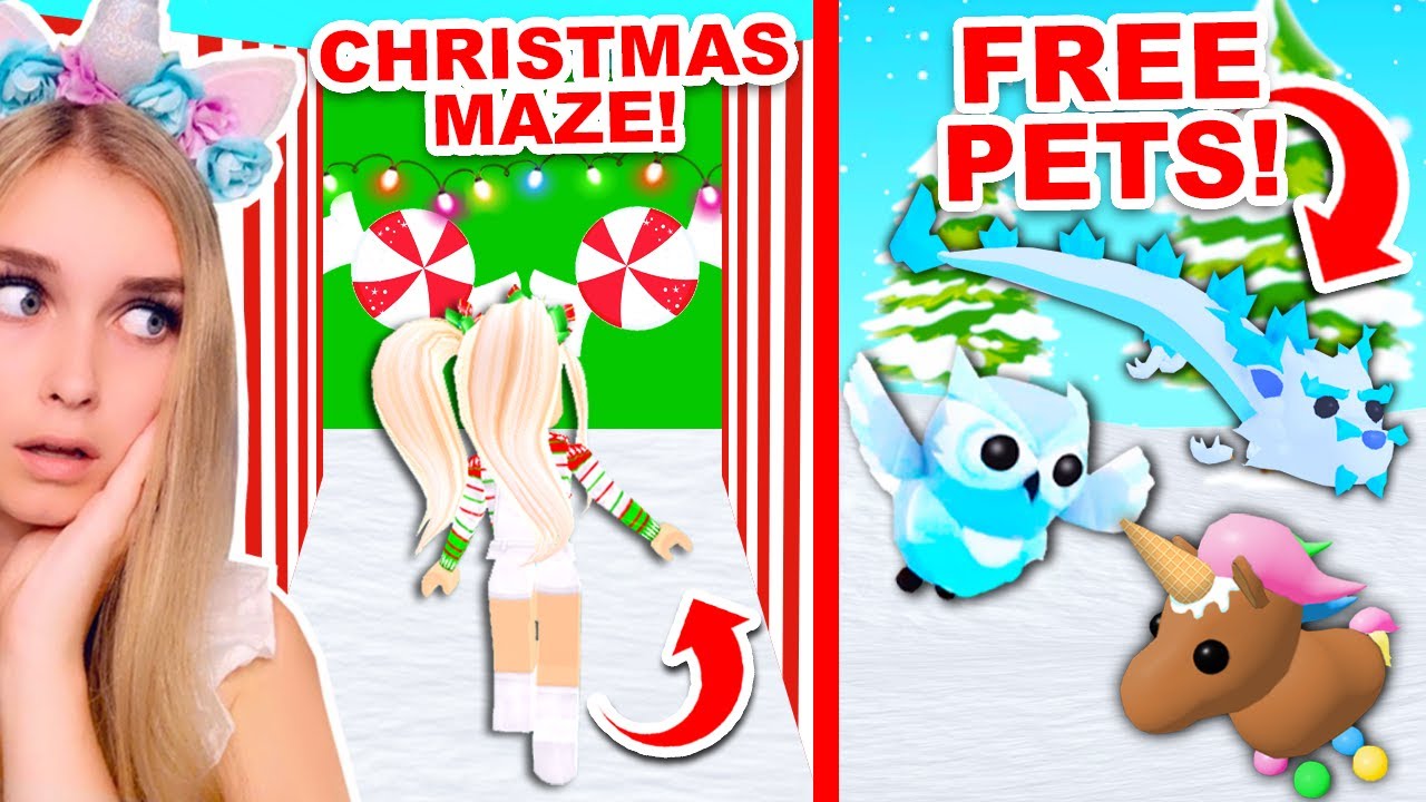 Get These LEGENDARY PETS By COMPLETING This *SECRET MAZE* In Adopt Me ...