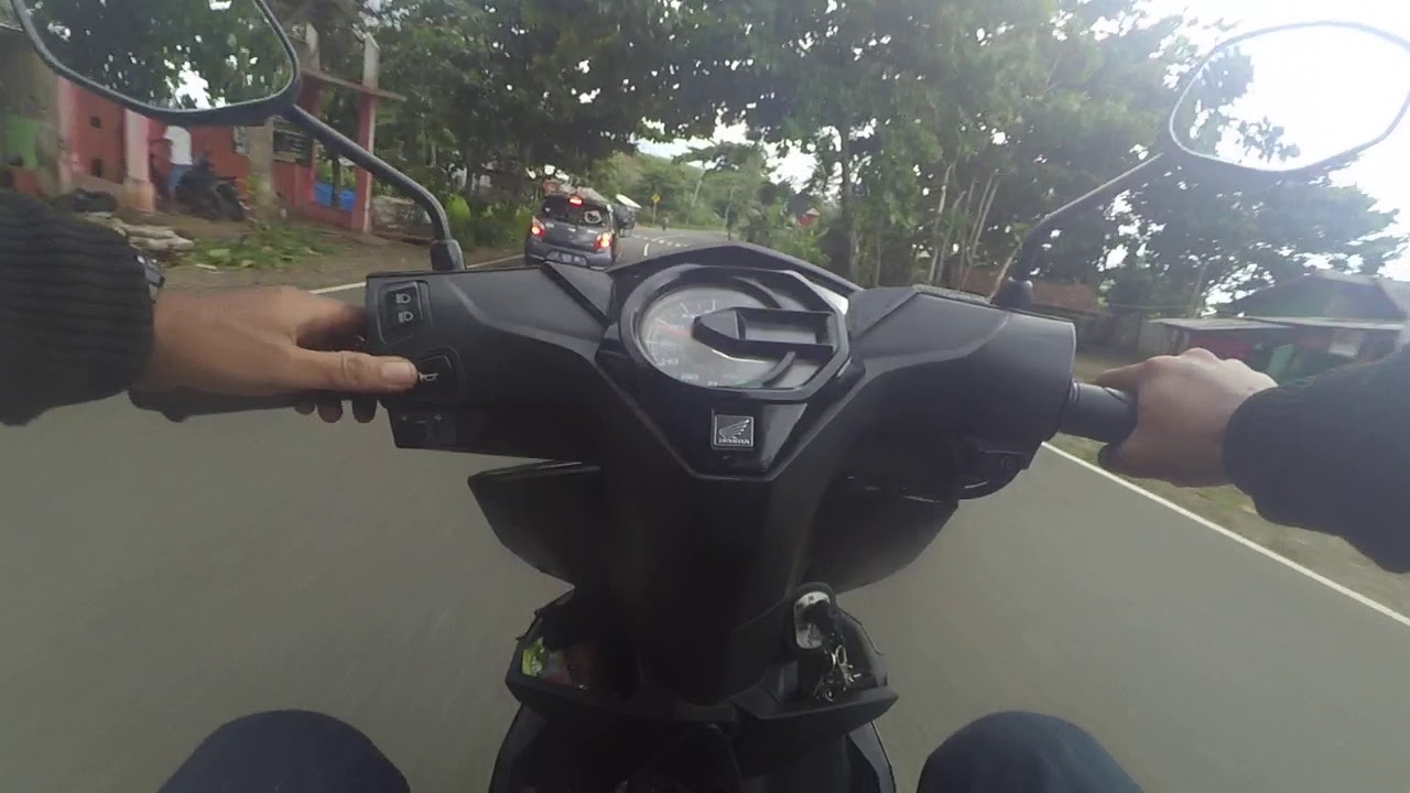 Test ride honda beat 110cc up to 110 kmh - YouTube
