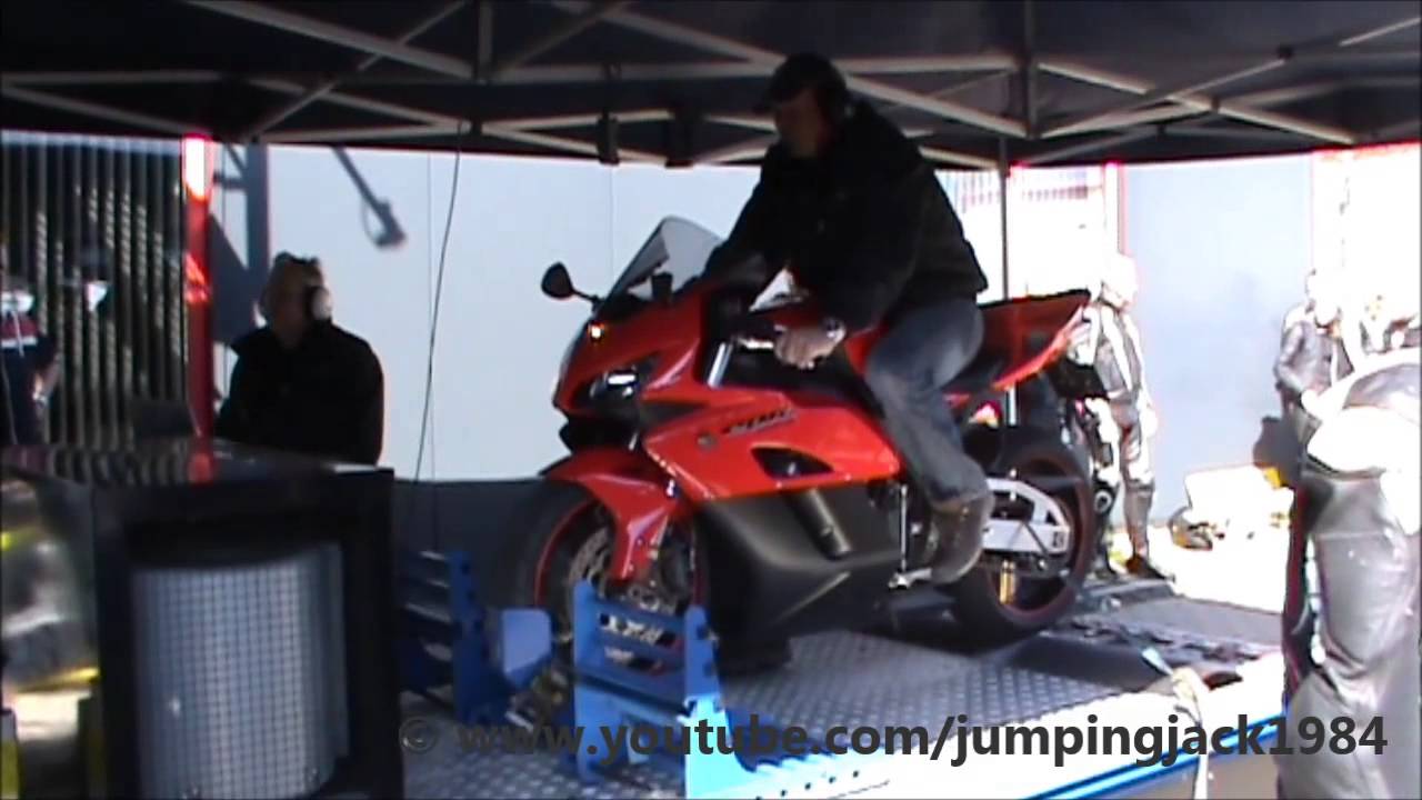 Honda Fireblade Dynojet run @ Ten Kate Pitstopdag 2014 - YouTube