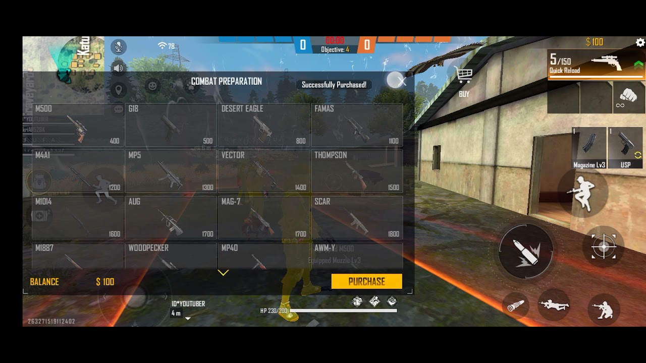 Free fire action - YouTube