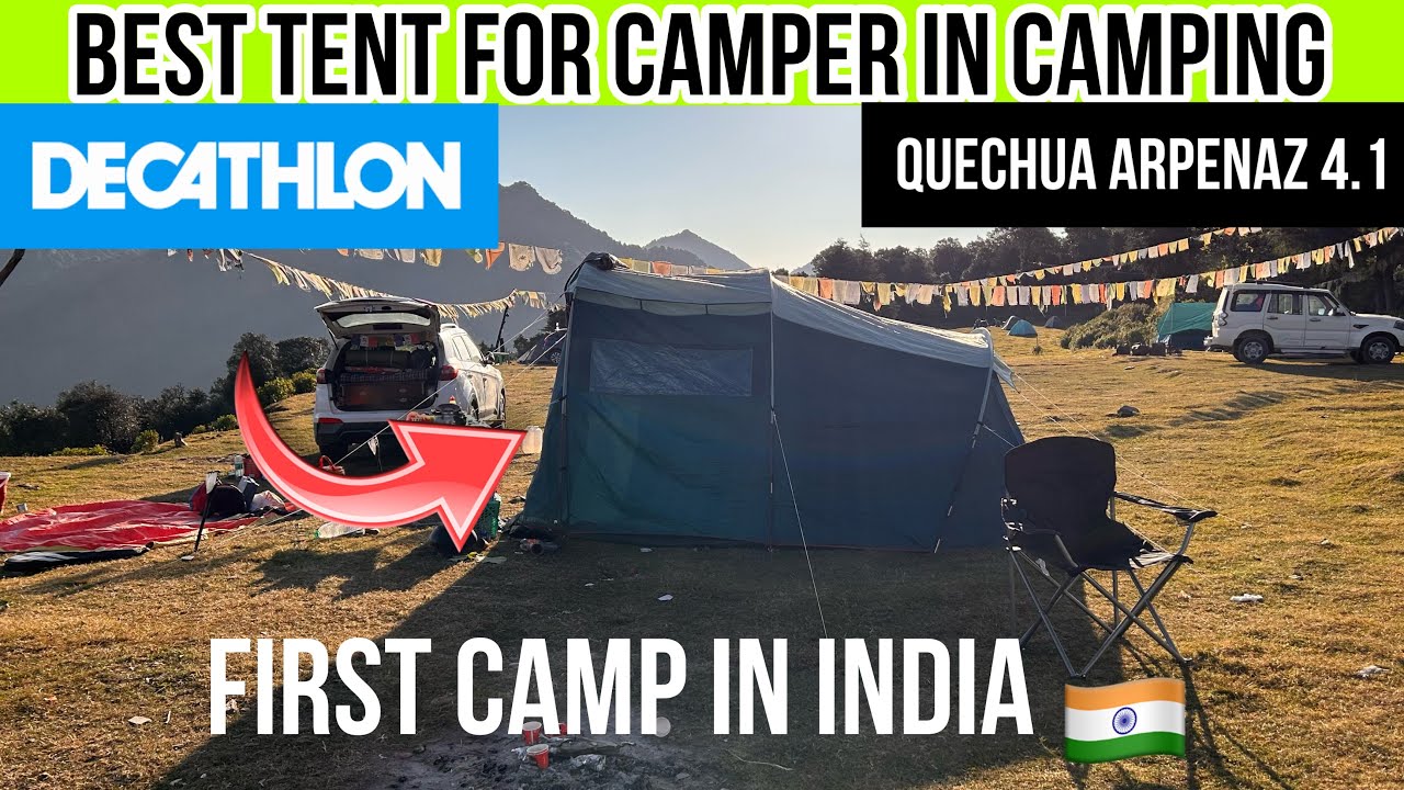 Best Budget Tent For Camper In Canping | QUECHUA ARPENAZ 4.1 | FIRST ...