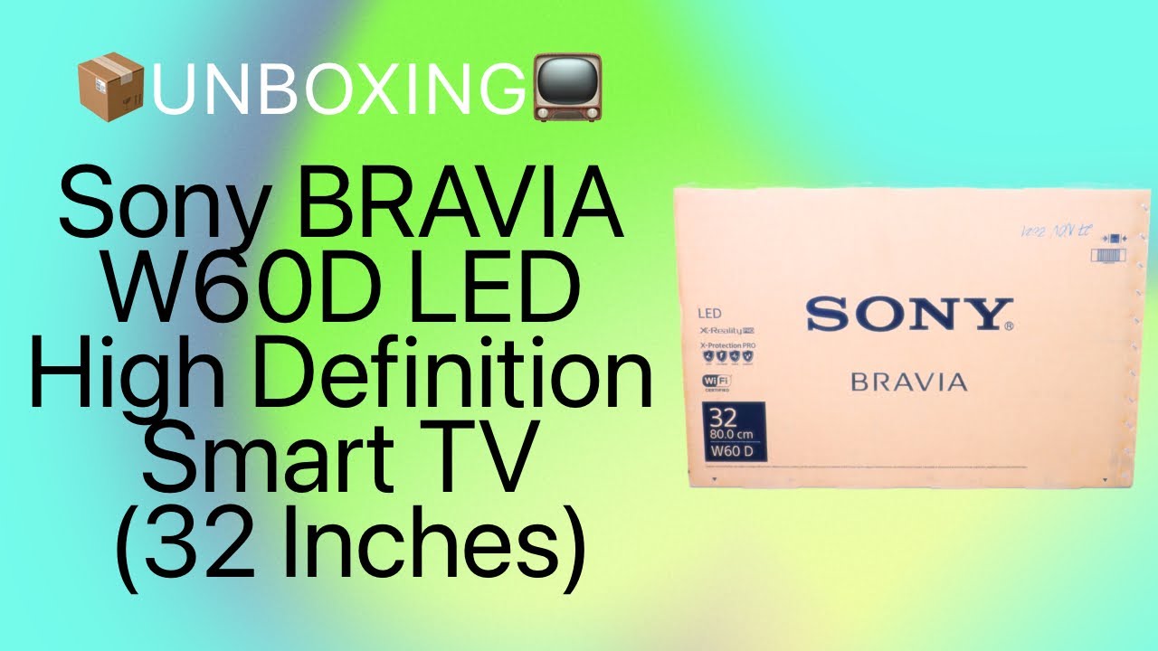 📺Sony BRAVIA W60D LED High Definition Smart TV (32 Inches | 80CM ...
