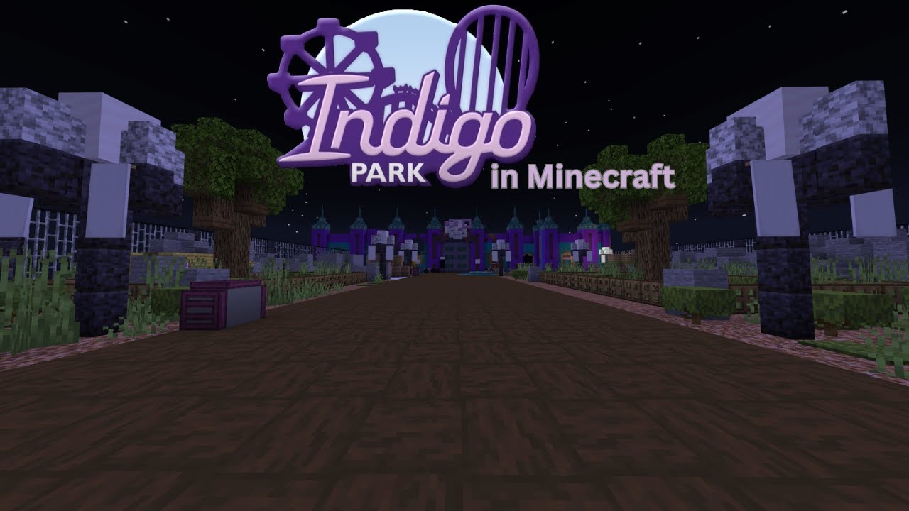 Indigo Park in Minecraft (Full Map Tour) - YouTube