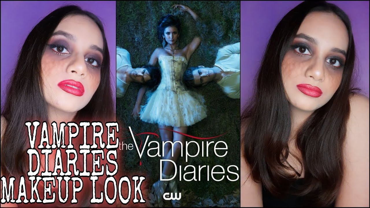 THE VAMPIRE DIARIES MAKEUP LOOK FOR HALLOWEEN || VAMPIRES FROM TVD ...
