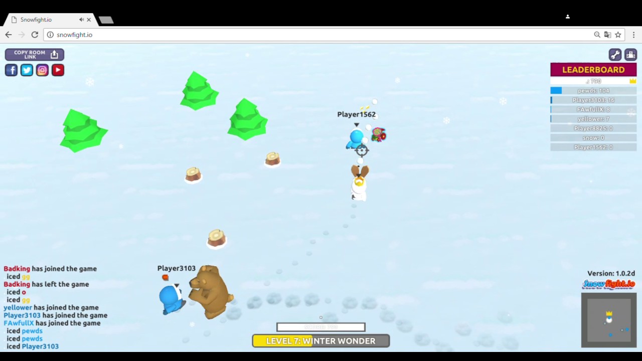 Snowfight.io: Immortal - Snowfight.io ölümsüzlük - YouTube
