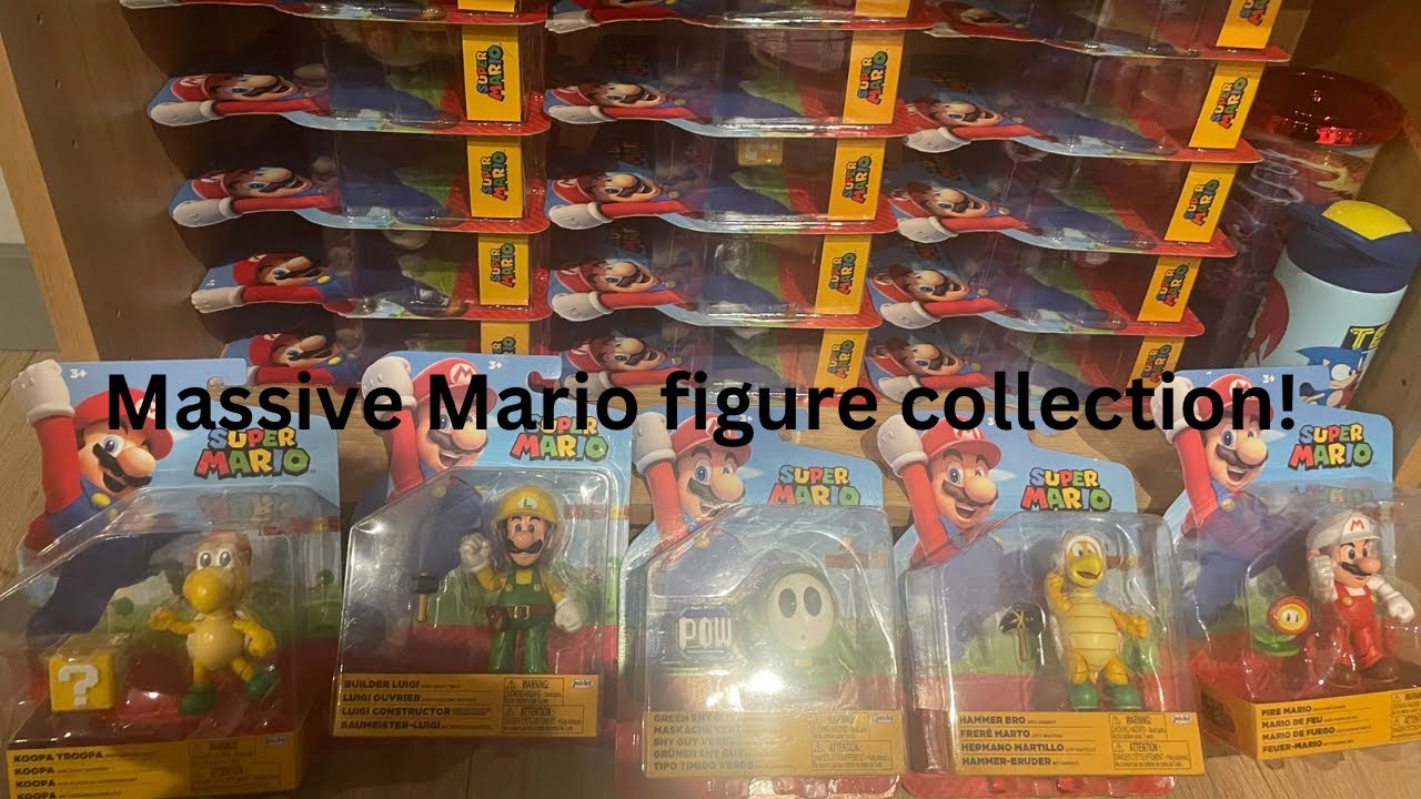 SUPER MARIO ACTION FIGURE COLLECTION!! - YouTube