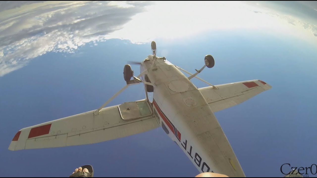 Falling Through Clouds! - POV Skydive - YouTube