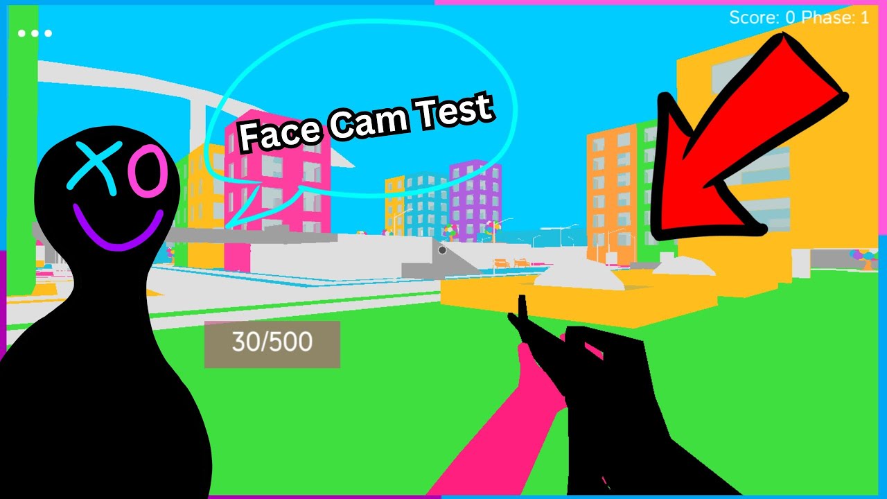First Face Cam | Face Cam Test (no mic) | Flats Gameplay - YouTube