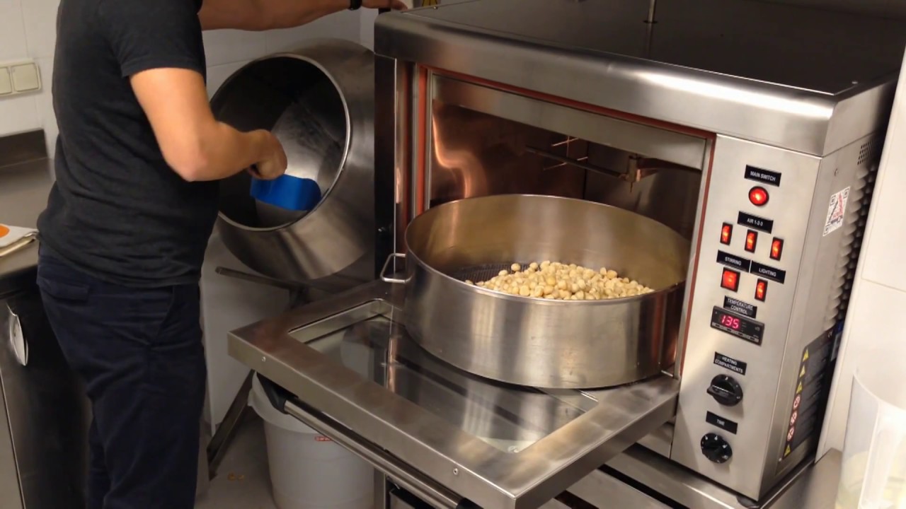 Small Nut Roaster, Roasting Macadamia Nuts - YouTube