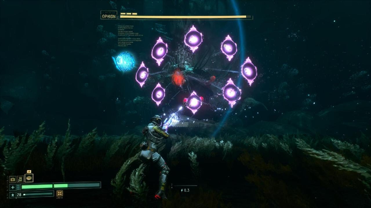 Returnal defeating final boss Ophion - YouTube