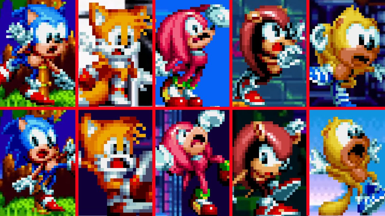 Sonic Mania Plus: All Character Balancing Animations - YouTube