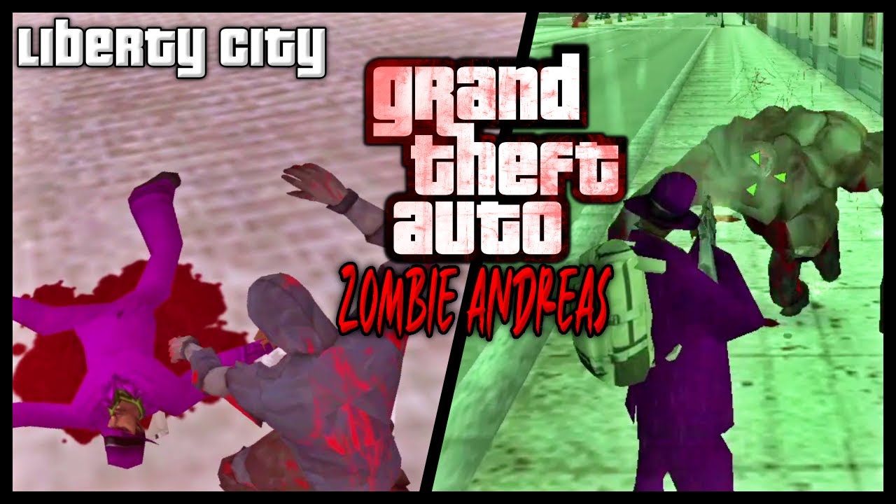 Zombies Take Over Liberty City 😯 (Zombie Andreas Mod) - YouTube