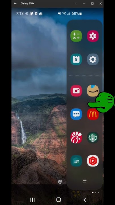 Samsung Android - Add Contacts to the Edge Panel - YouTube