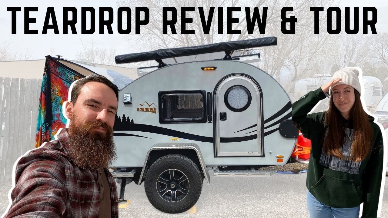 Teardrop Camper Review & Tour (2021 nuCamp TAG Boondock) - YouTube