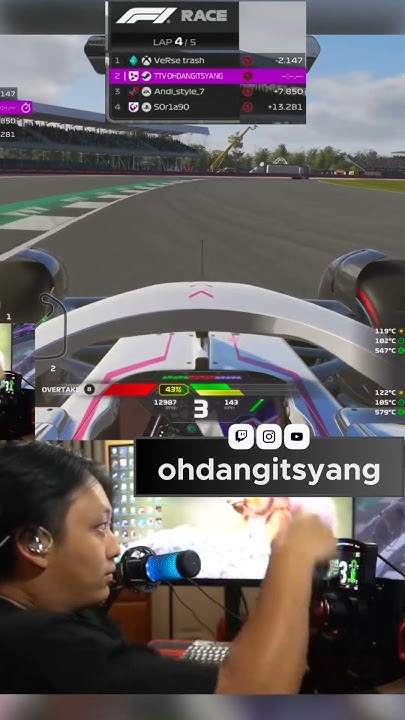 Had to turn it up to take the win!! #F124 #F1 #F1GP #formula1 #simracing #simracer # ...