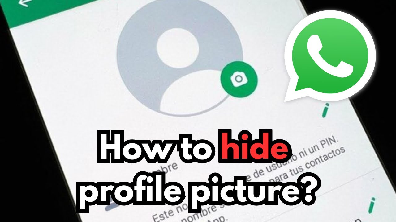 How to hide profile picture on WhatsApp? | Step by step - YouTube