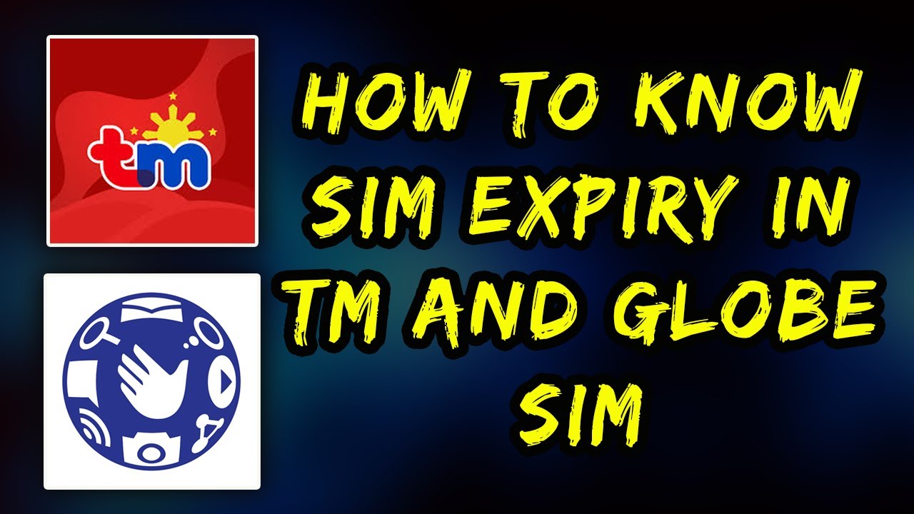 PAANO MALALAMAN ANG SIM EXPIRY NG TM SIM - YouTube