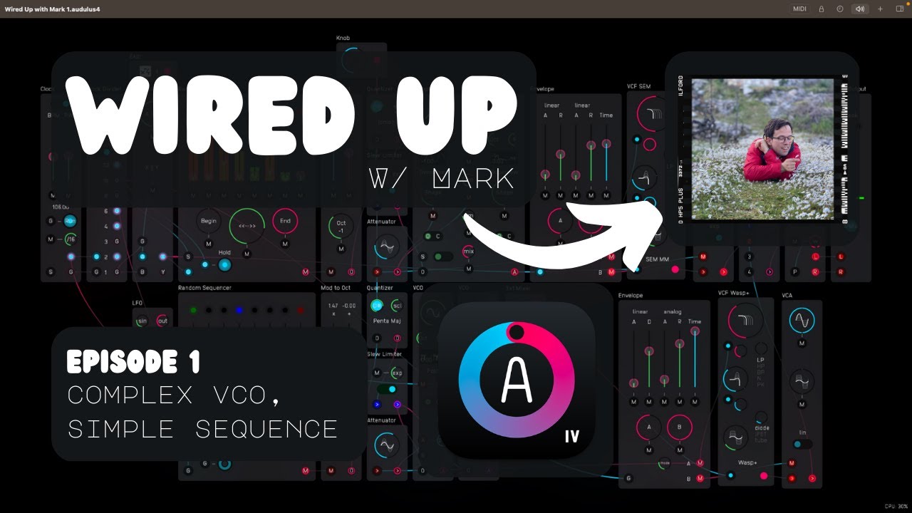 Wired Up with Mark 1 - Complex VCO, Simple Sequence - YouTube