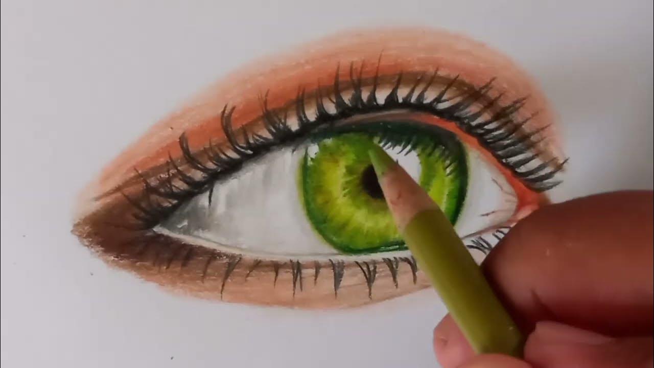 How to Draw Realistic Eye | Step by Step Easy Tutorial | Using ...