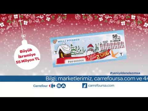 Milli Piyango Bileti Lazımsa CarrefourSA!