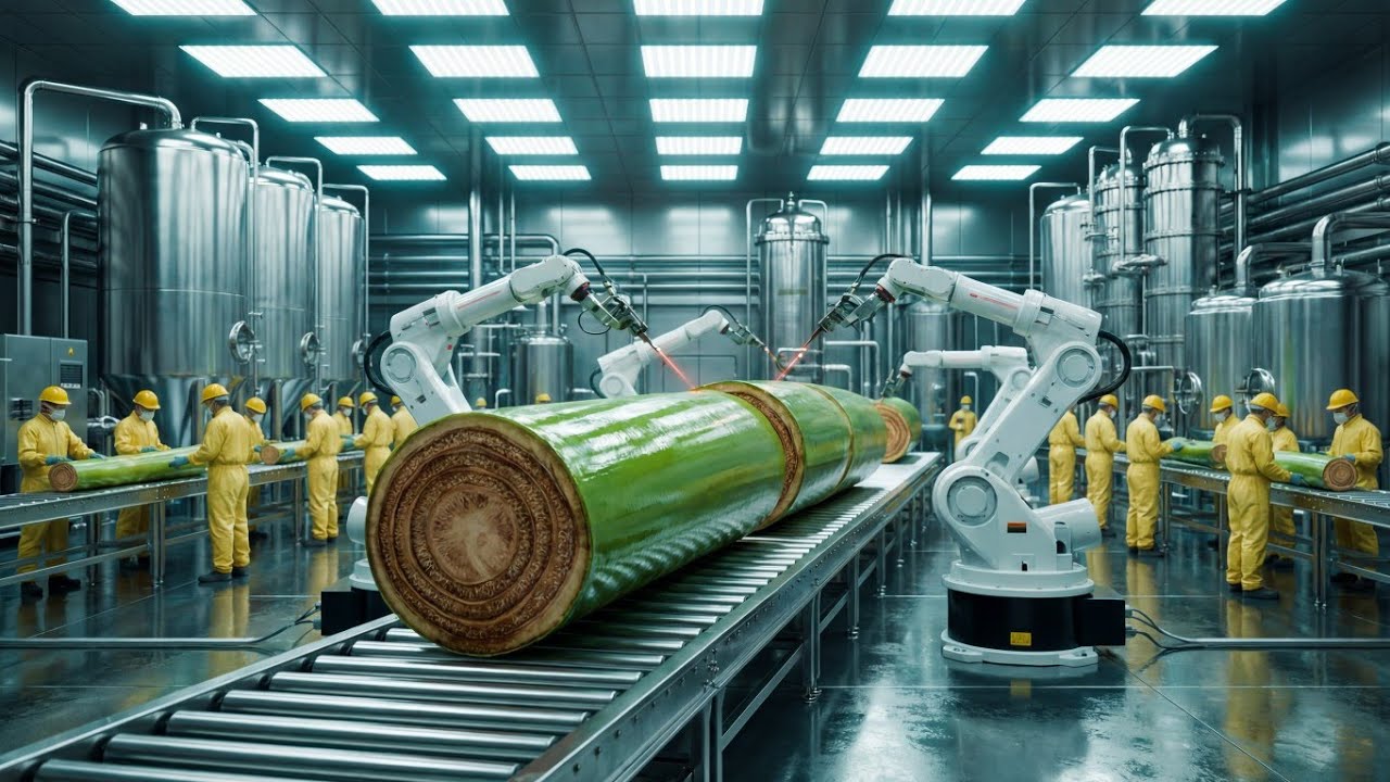 Inside the Largest High-Tech Banana Stem Factory You've Never Seen ...