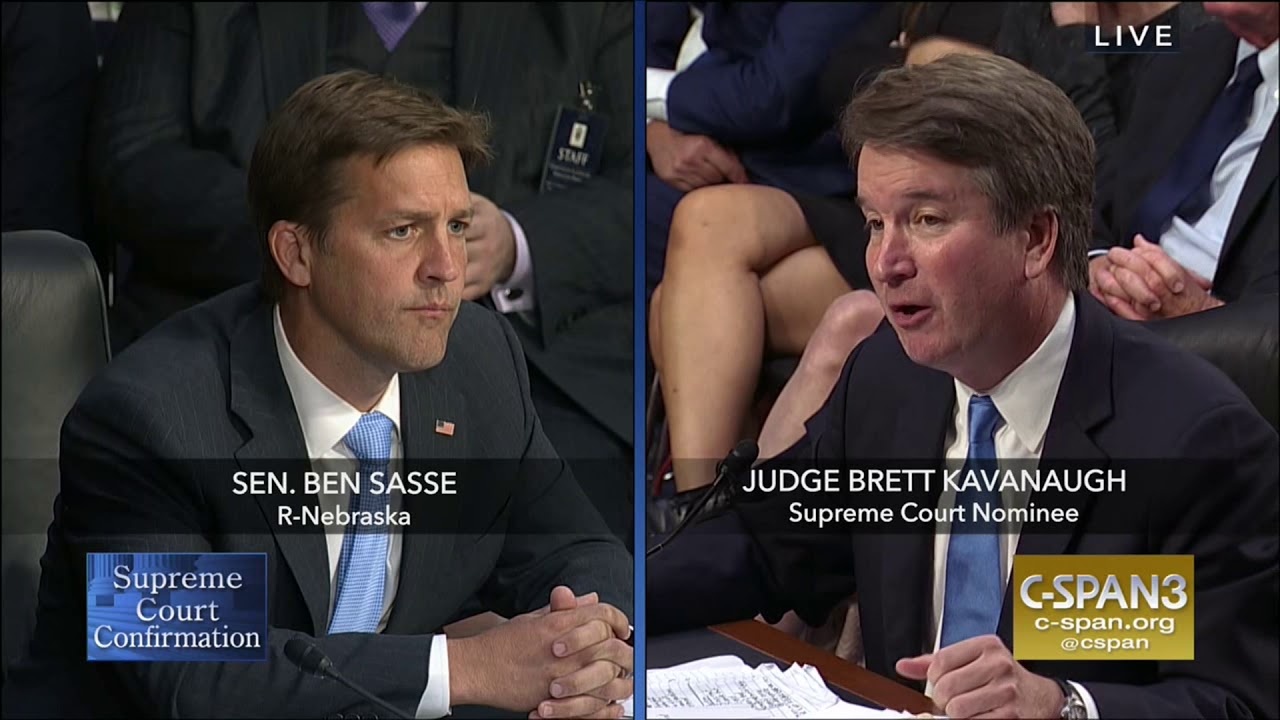 Ben Sasse: Round 1 Questions in Kavanaugh Hearings - YouTube