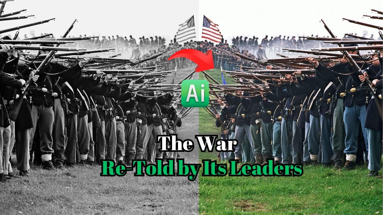 Civil War Reimagined: 160-Year-Old Photos Brought to Life with AI - YouTube