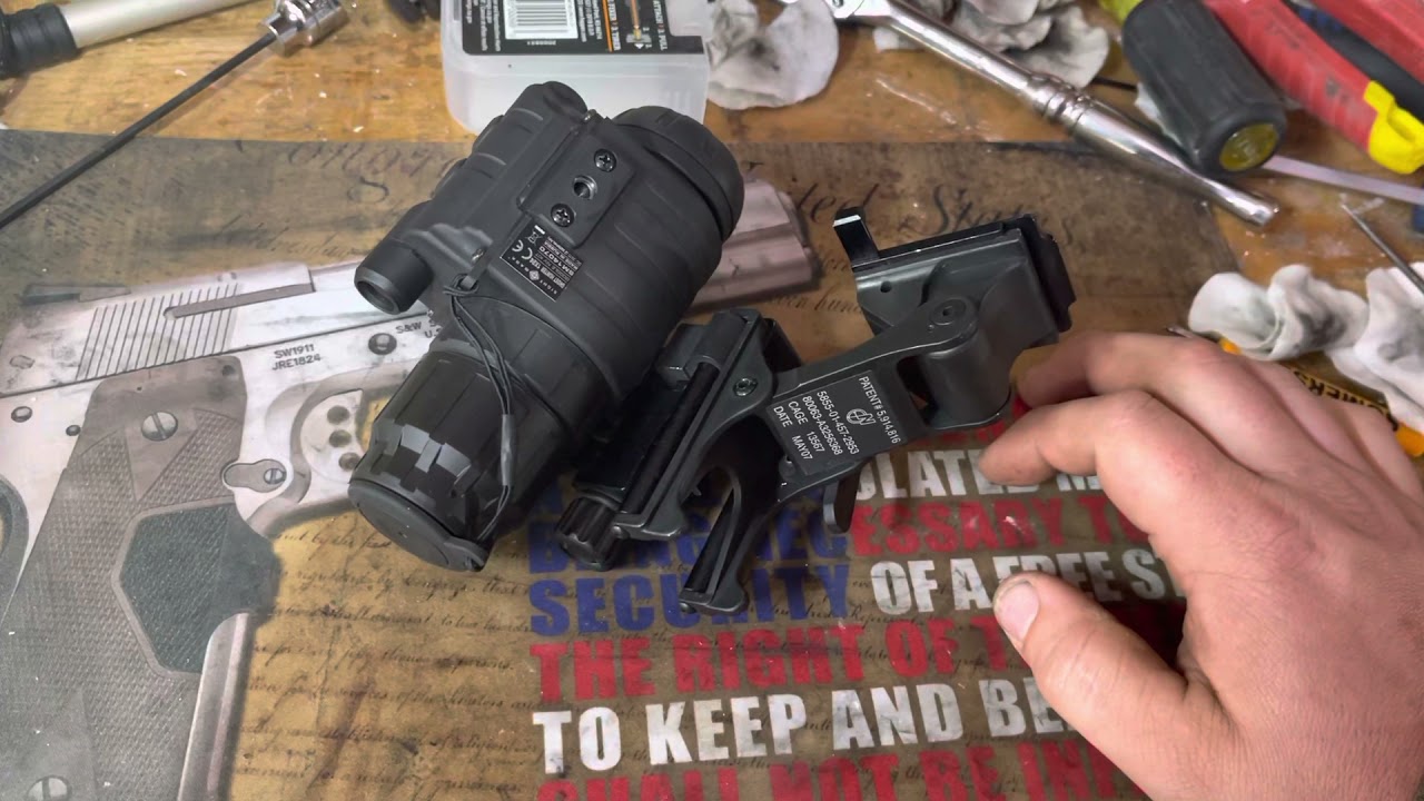 Budget gen 1 night vision the sightmark ghost hunter monocular - YouTube