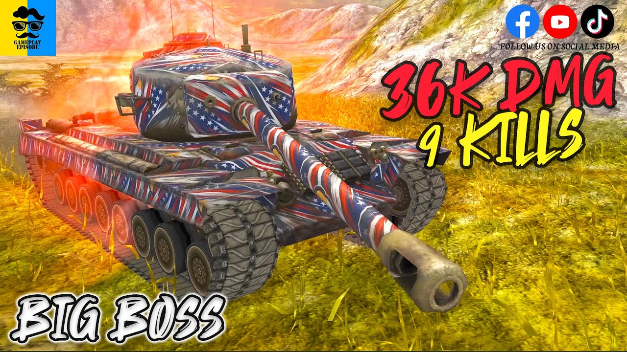 BIG BOSS T30 WoT Blitz | Gameplay Episode - YouTube
