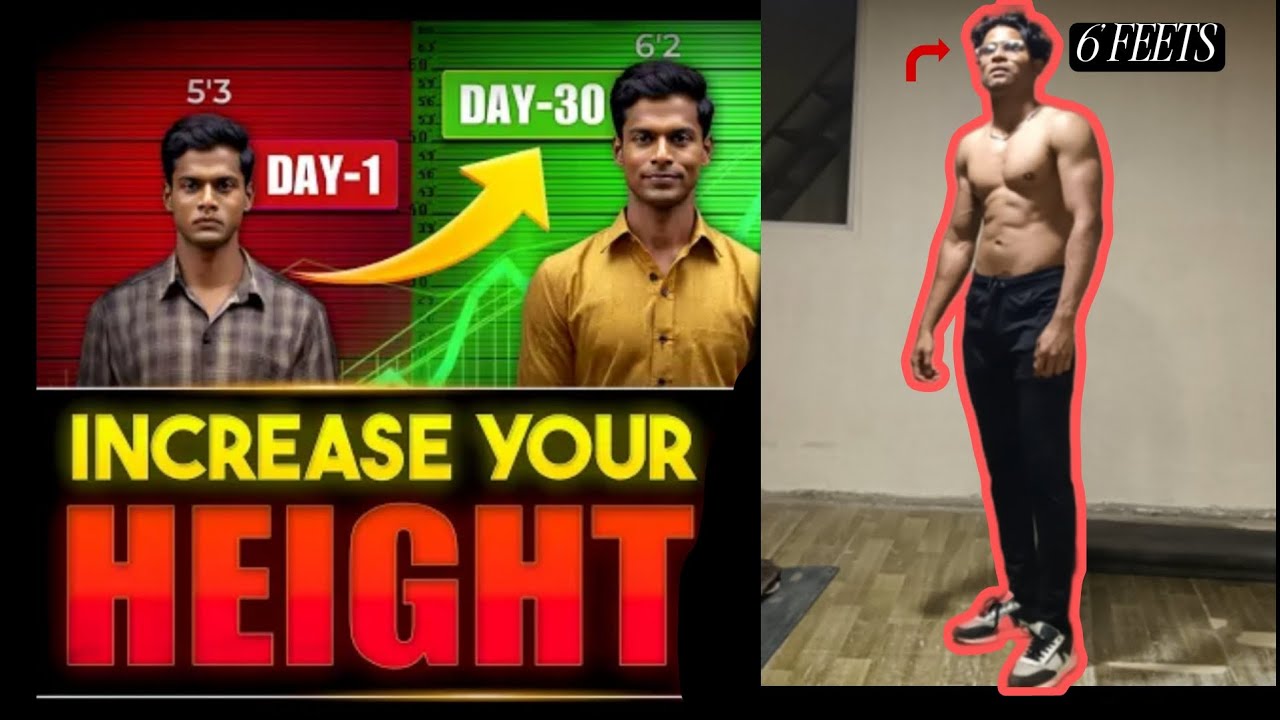 how to increase height || how to grow taller naturally 🤯|| Indian ...