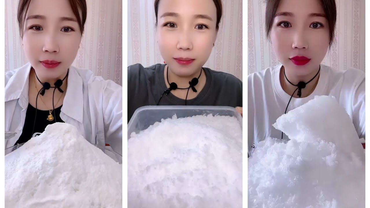 ICE-0281.ice eating, soft ice eating - YouTube