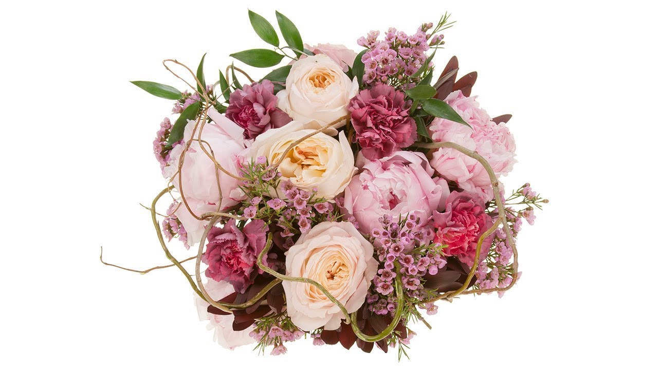 Natural Armature Bridal Bouquet - YouTube