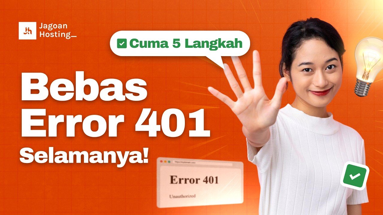GAMPANG BANGET!! Cara Mengatasi Error 401 Unauthorized pada Website - YouTube