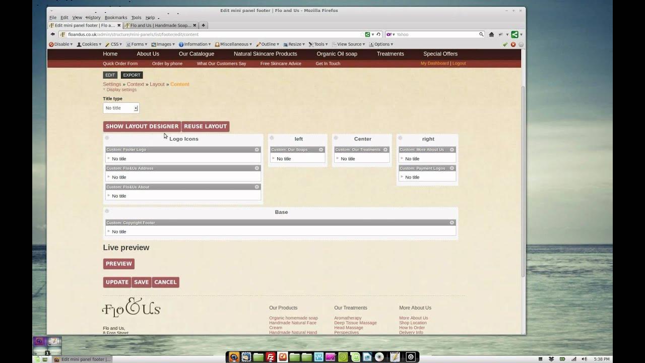 Drupal 7 - Drupal Commerce - Panels Everywhere - theming & site build - Part 2 - YouTube