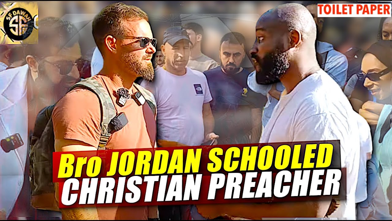 Bro Jordan SCHOOLED Preacher! Speaker's corner - YouTube