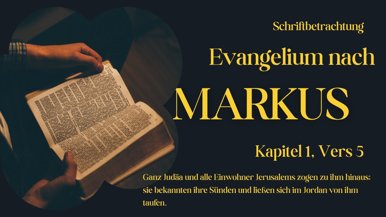 Evangelium nach Markus 1,5 #Markus_Evangelium #JesusChristus #Bibel #Hl ...