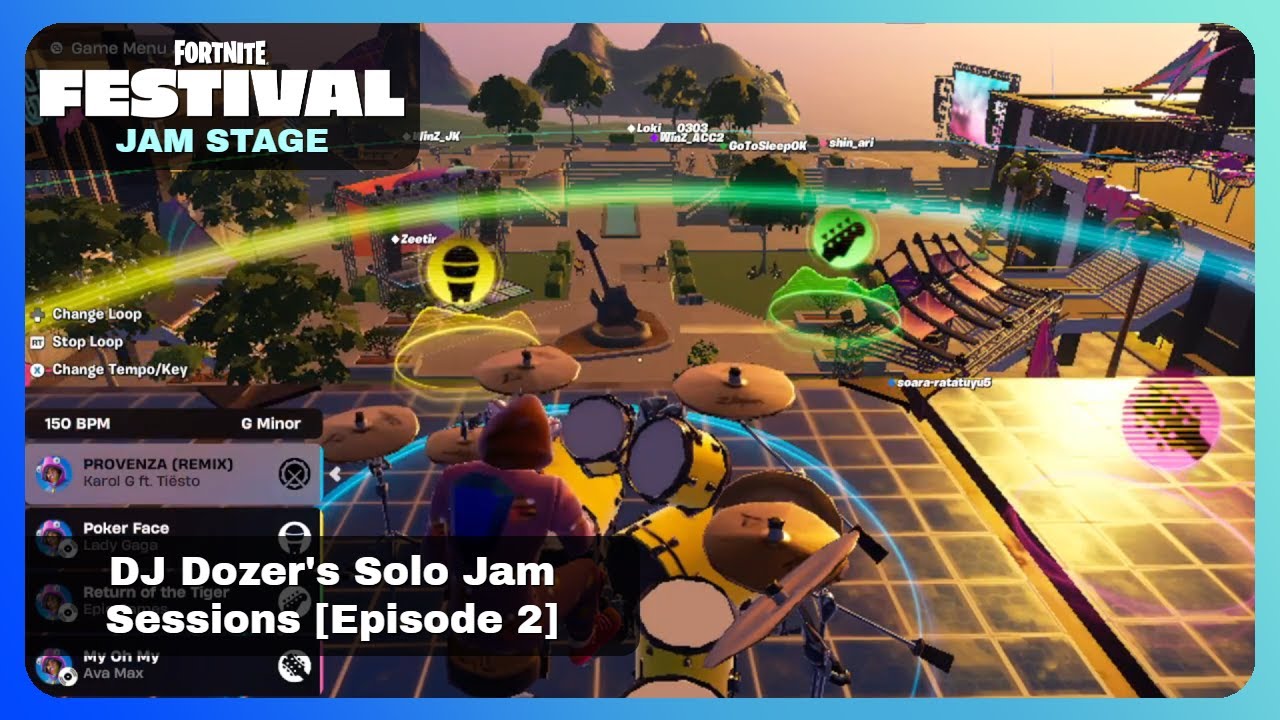DJ Dozer's Solo Jam Sessions [Episode 2] - Fortnite Festival - YouTube