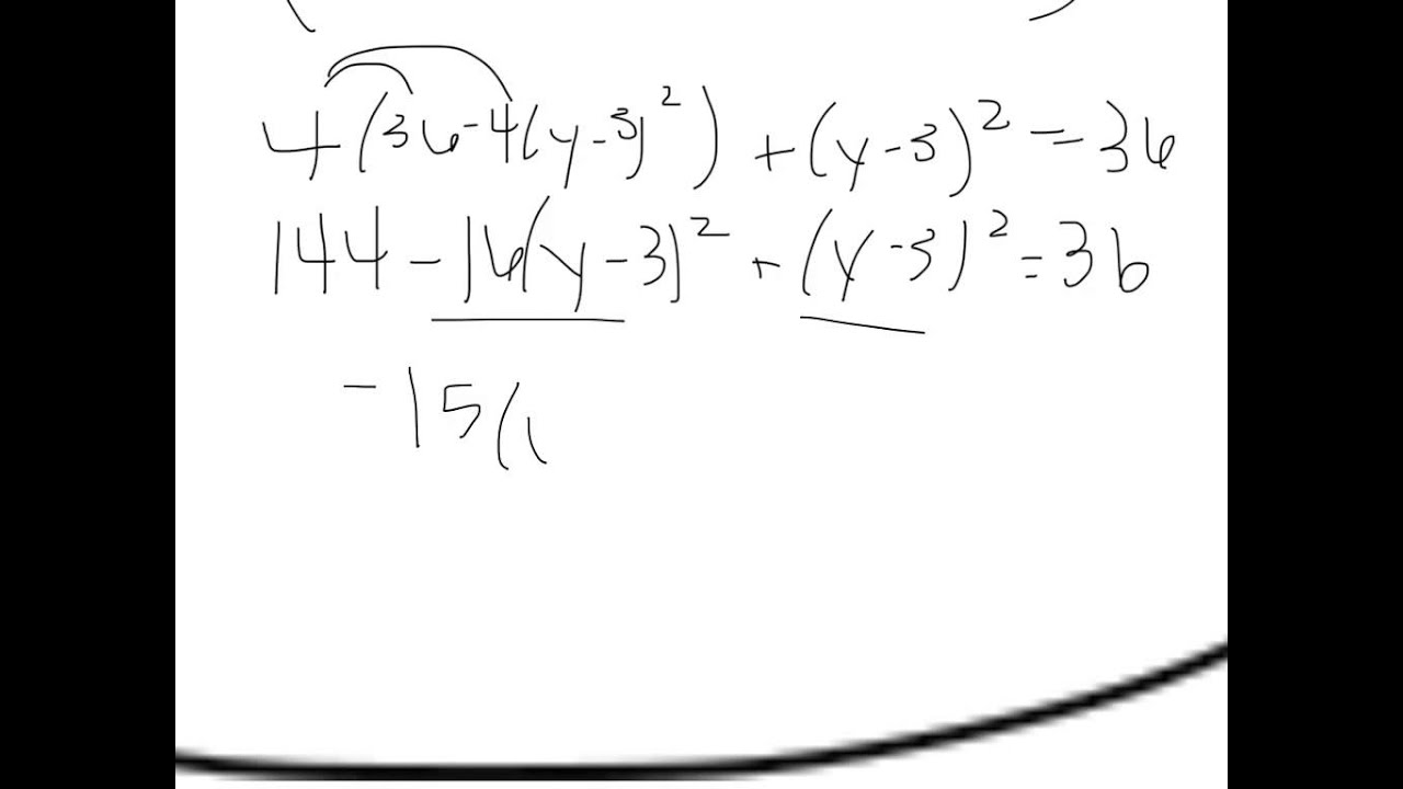 Points of intersections of ellipses - YouTube