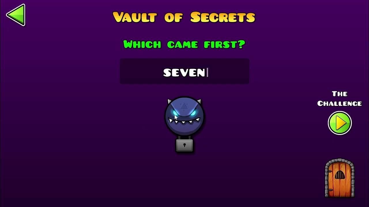 Geometry dash vault of secrets codes - YouTube
