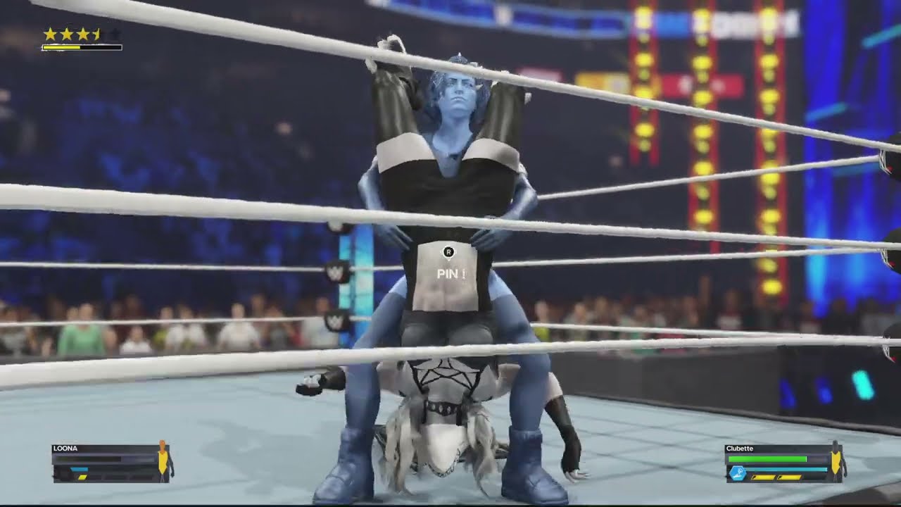 Loona Vs Clubette (Rematch) WWE 2K24 - YouTube