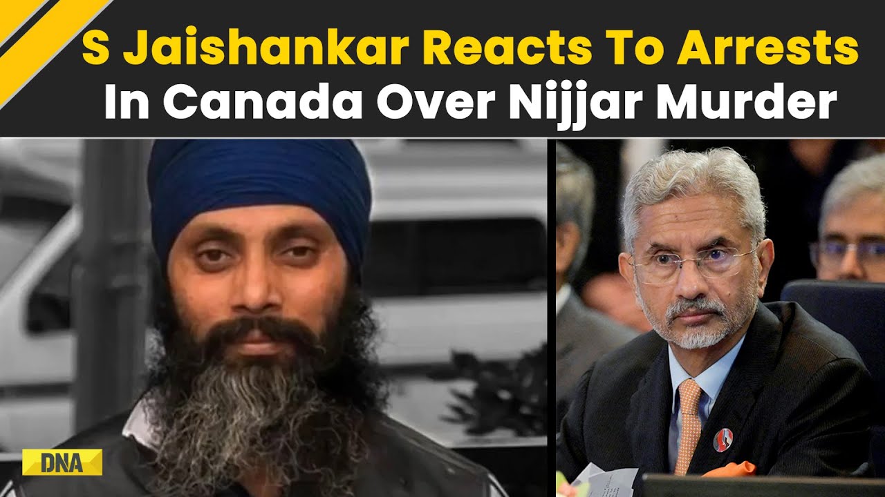 Hardeep Singh Nijjar Murder Row: EAM Jaishankar Reacts As 3 Indians ...