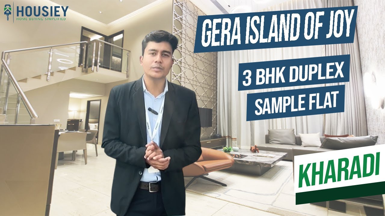 Gera Island Of Joy Duplex | 3 BHK Sample Flat Tour | Gera Project In ...