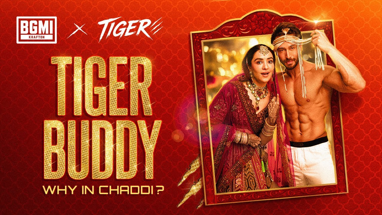 Tiger Buddy Why In Chaddi? | BGMI x Tiger Shroff - YouTube