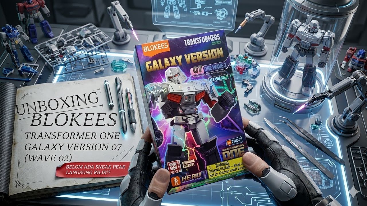 SINGKAT PADAT TAU TAU RILIS AJA | UNBOXING BLOKEES TRANSFORMERS ONE GV ...