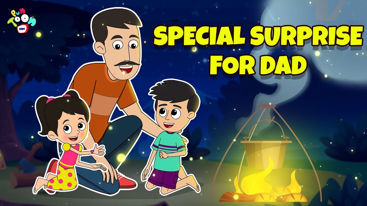 Special Surprise for Dad | Happy Father’s Day | English Cartoon | Moral ...