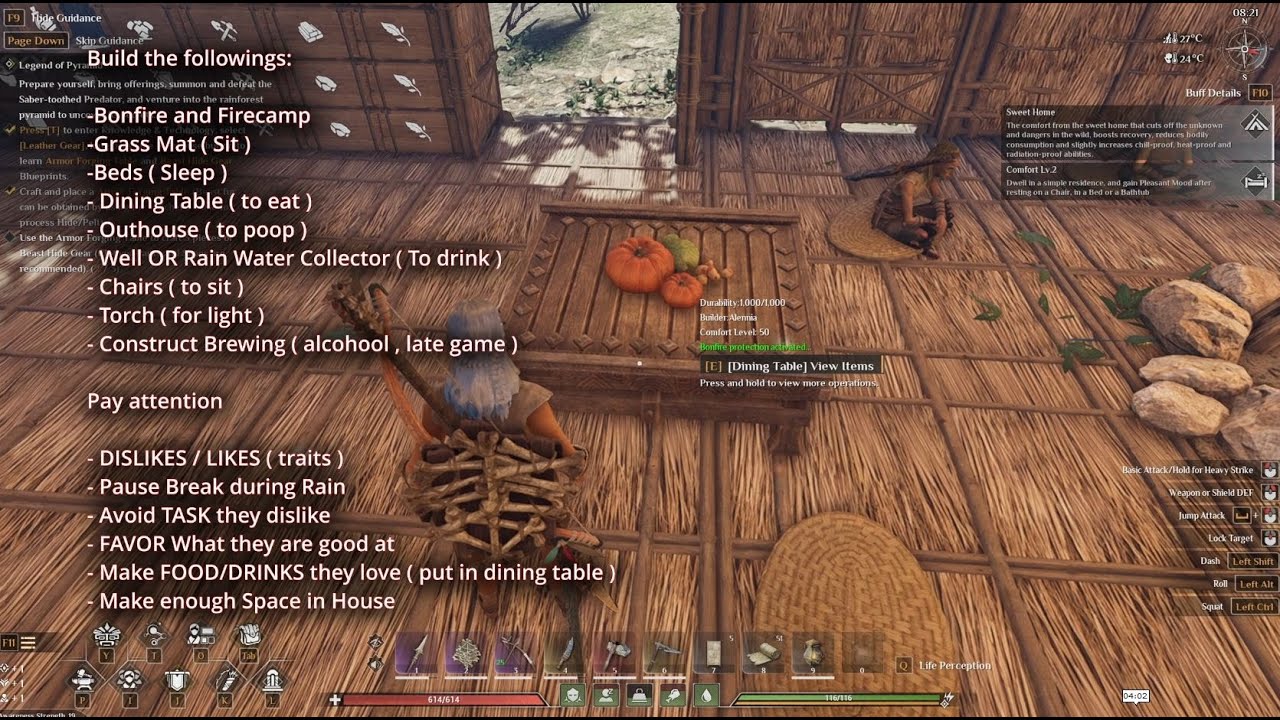 Soulmask│How to RAISE MOOD/MORALE for AI COMPANIONS - Beginner's Guide ...