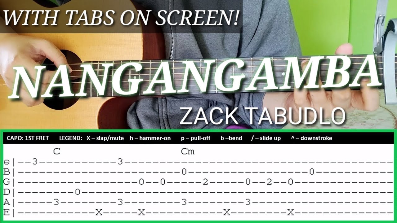 nangangamba fingerstyle tabs | abz collado | zack tabudlo - YouTube